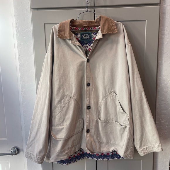 Woolrich | Jackets & Coats | Vintage Woolrich Aztec Cotton Barn Button ...